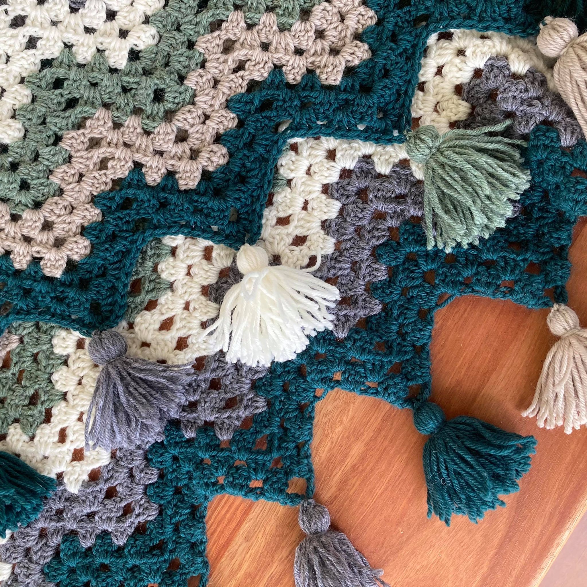 Granny Ripple Throw Crochet Kit | Castle Handmade