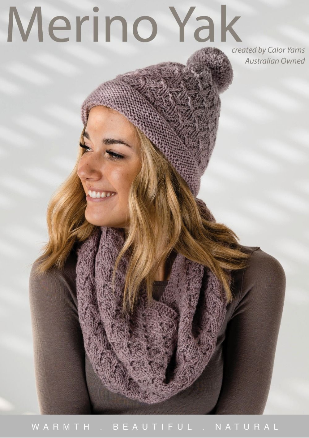 Calor Yarns 'Texture Hat & Cowl' Knitting Pattern Leaflet | Castle Handmade